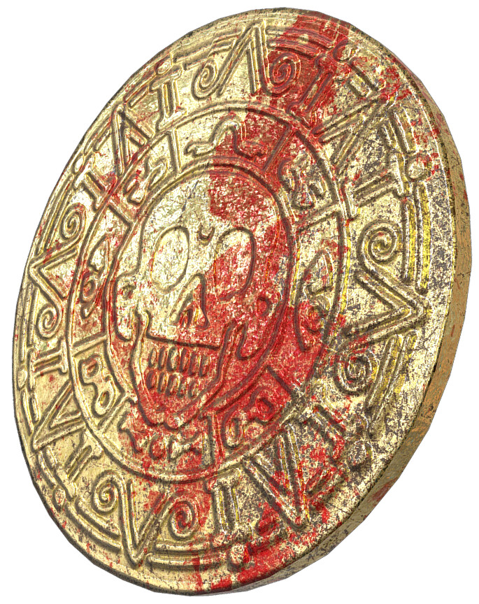 ArtStation - Bloody Pirate Coin