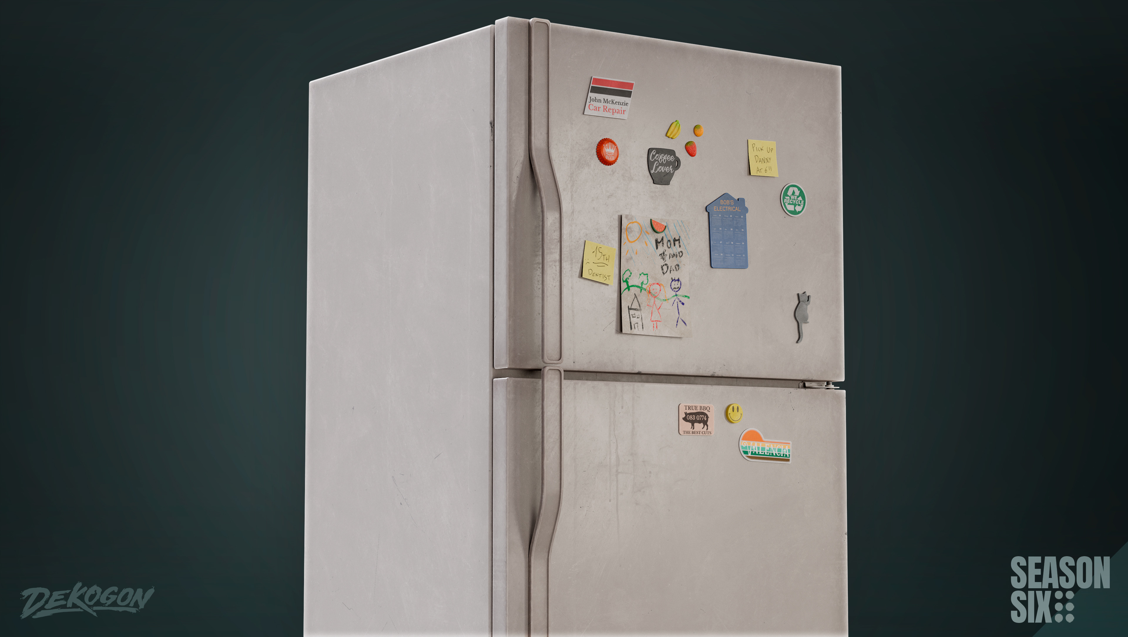 Óscar Sánchez - 3D Assets/Environment Artist - Dekogon S6 Props - Fridge