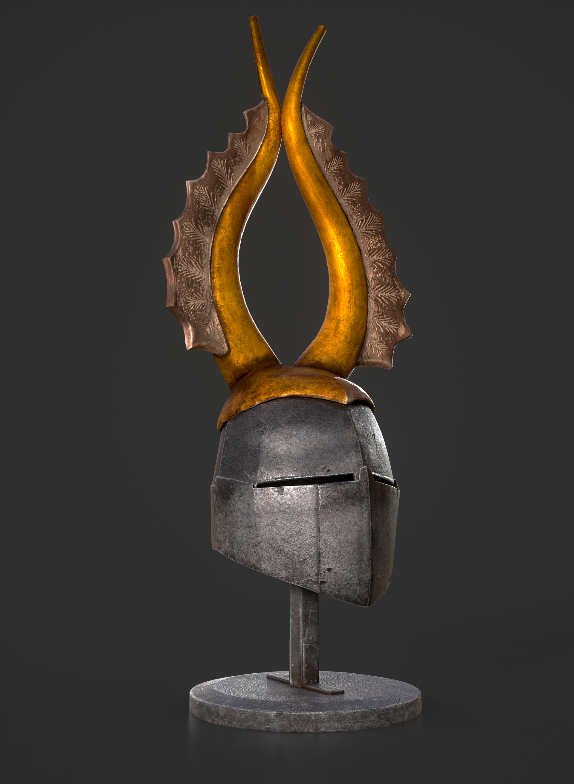 Bar Livne - Helmet of Albert Von Prankh - Game Ready