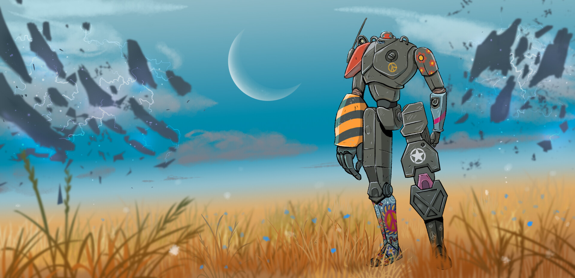 ArtStation - The Mostly Peaceful Robot