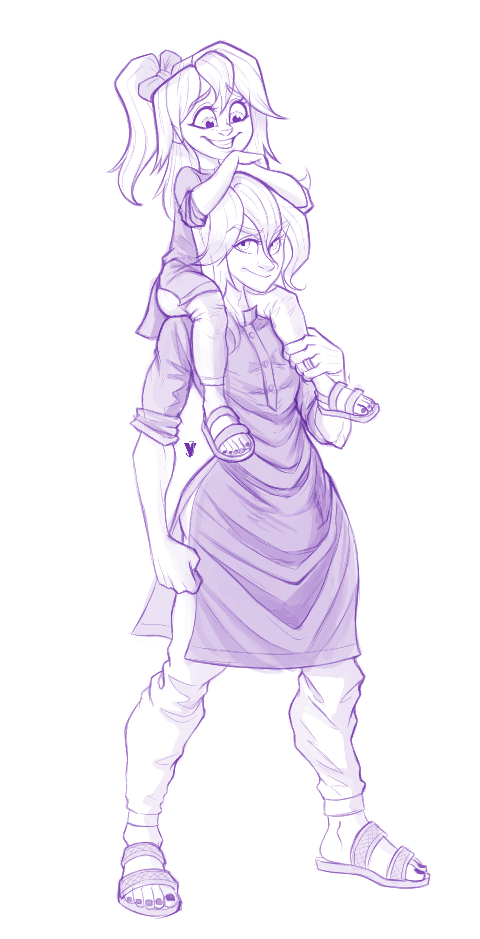 ArtStation - full body - sketch