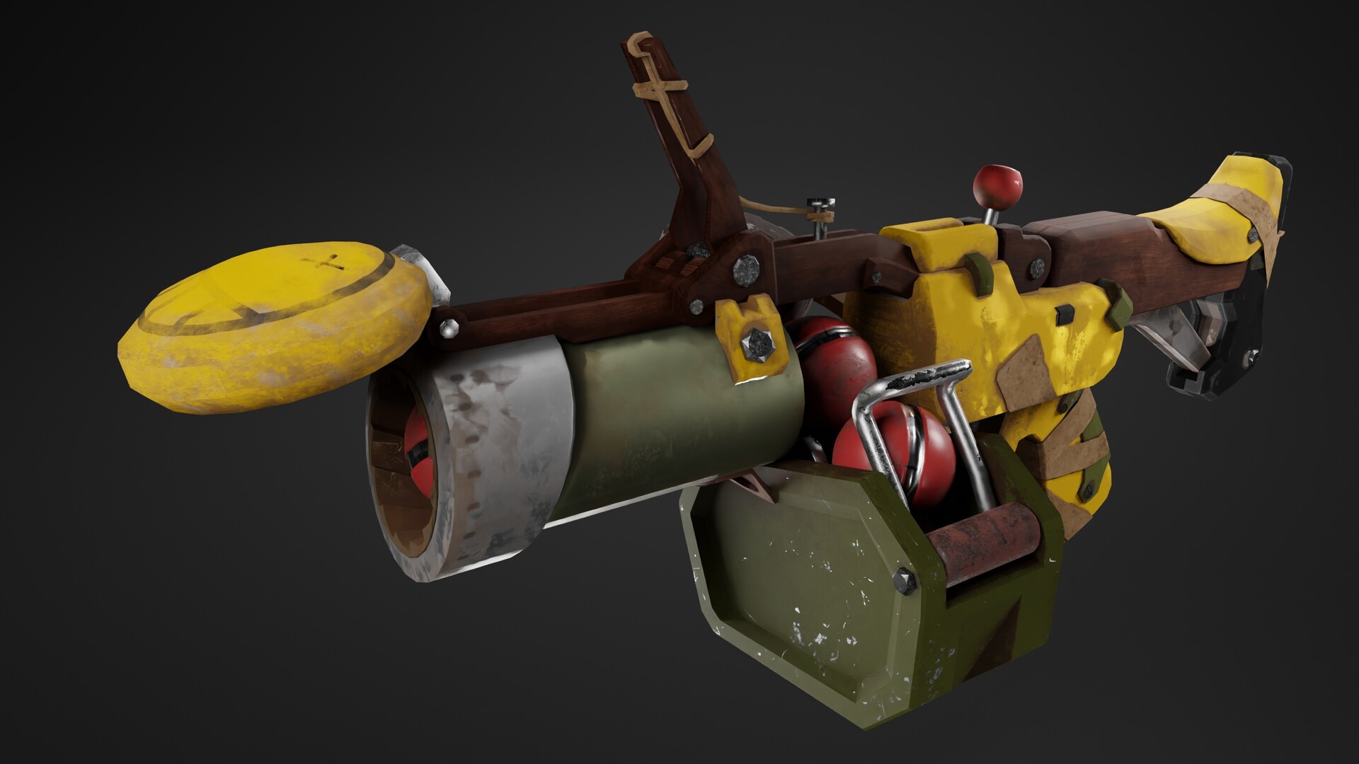 Sakthi Dharun - Junkrat Gun - Overwatch Fan Art