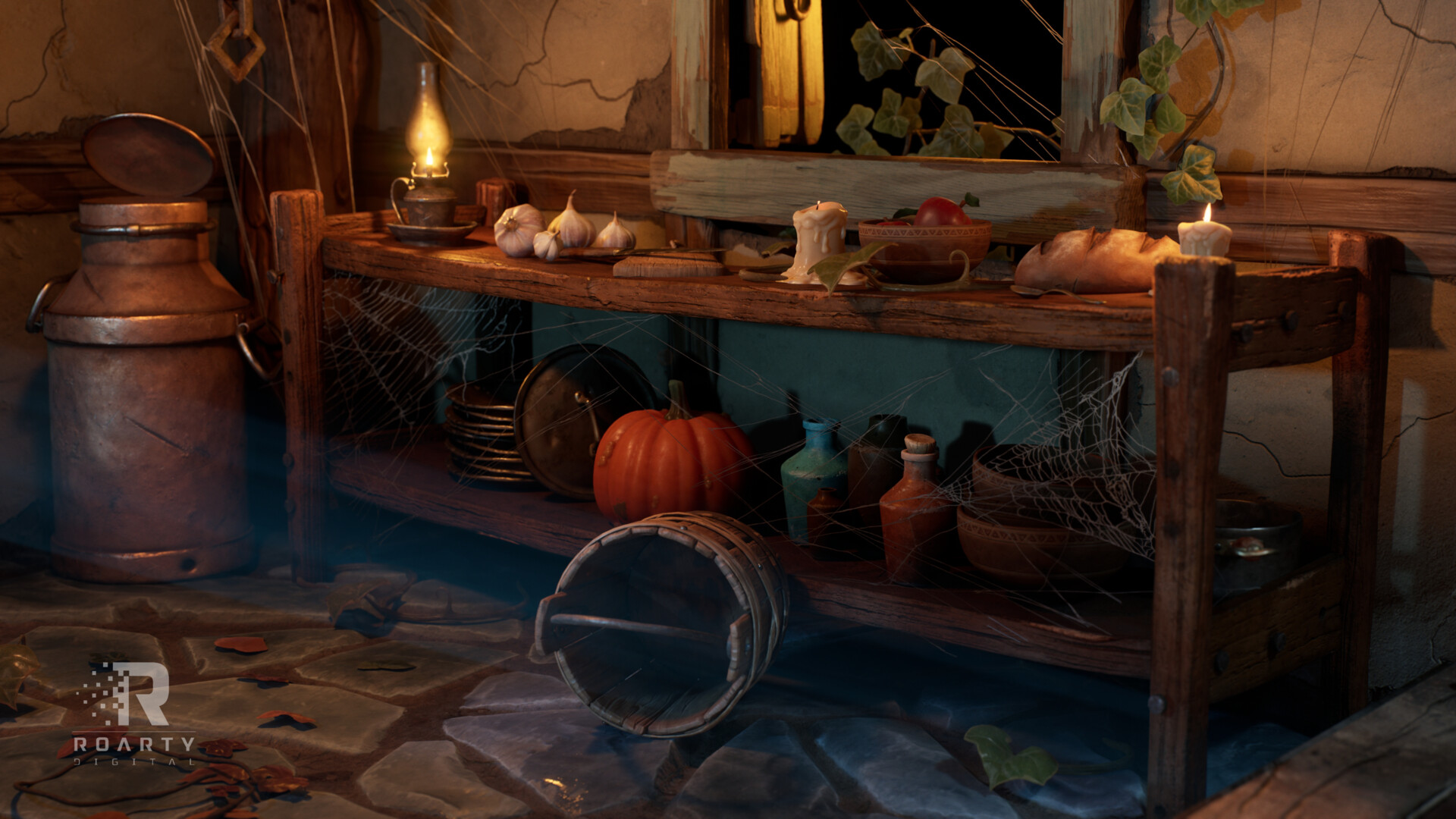 Roarty Digital - Ladder + Shelf