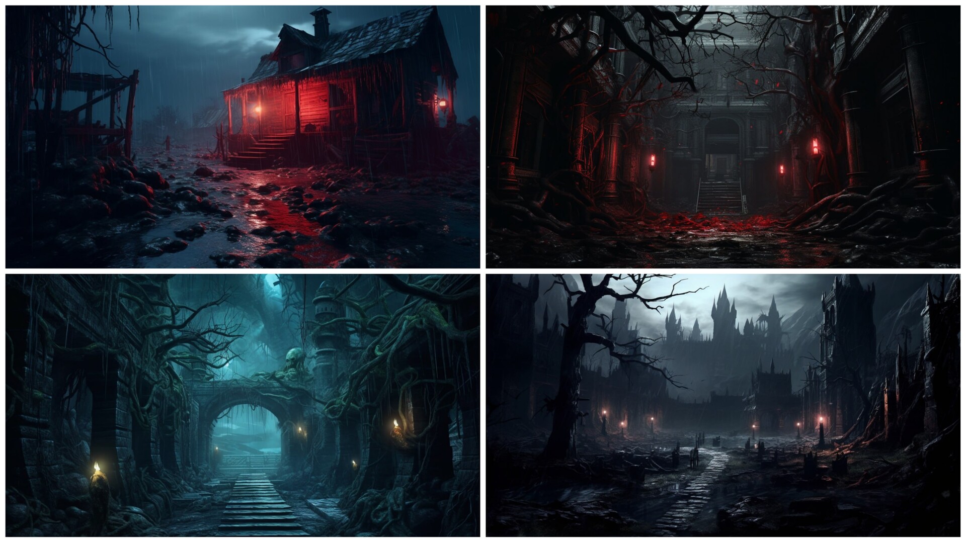 Tika Concept - +320 Horror Fantasy Environment Concept (4k) | Vol_54