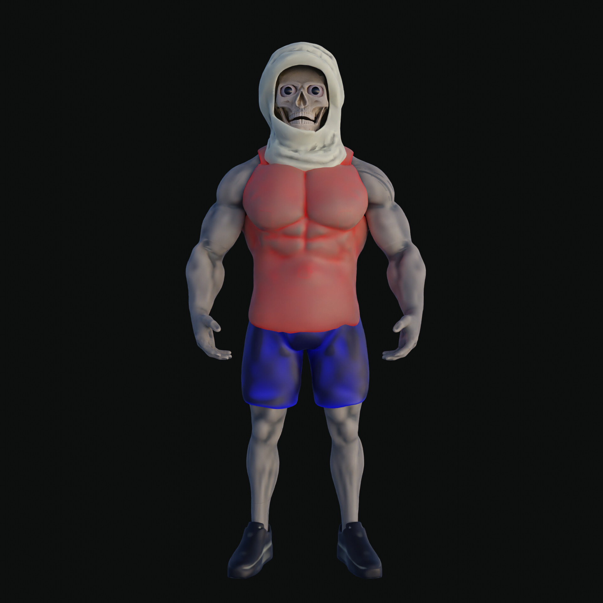 ArtStation - Strong Skull Model 3D