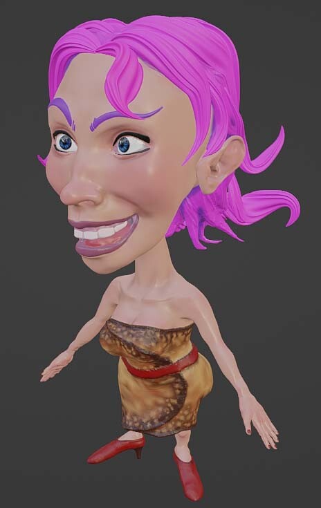 ArtStation - Penny Pancake - 1st Blender test