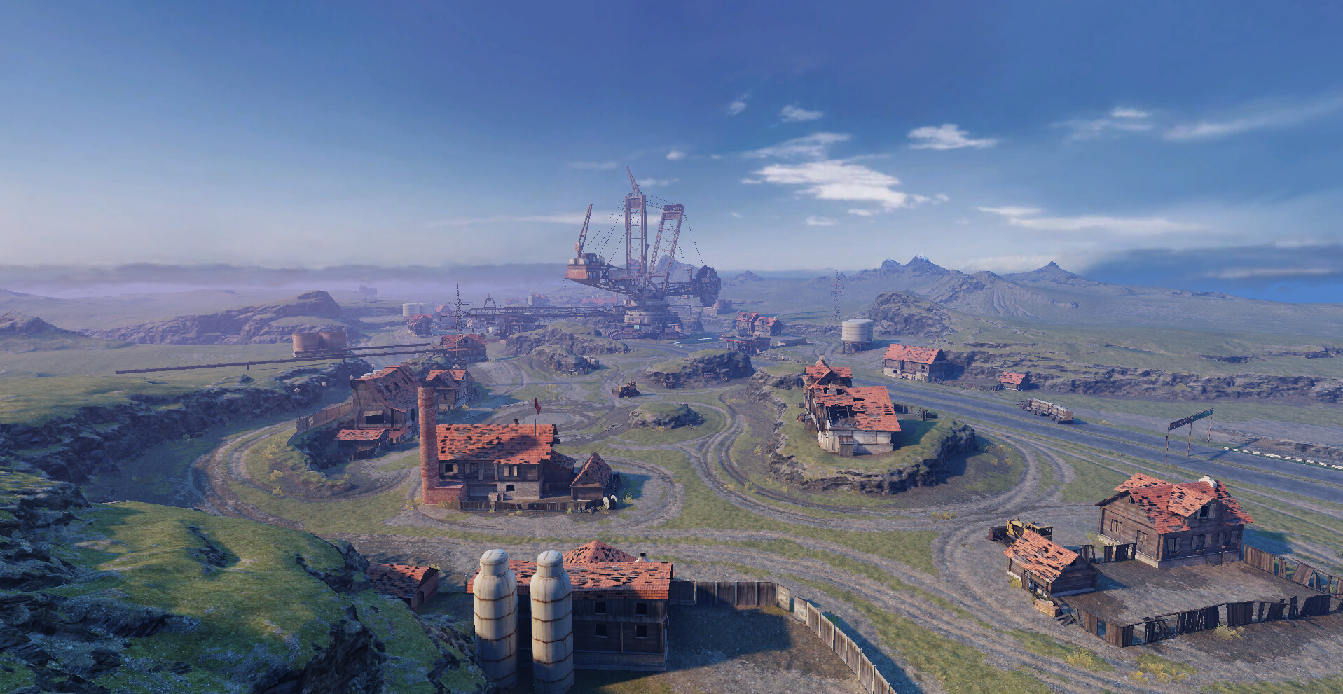 ArtStation - Crossout Mobile Game - Highway Day Map