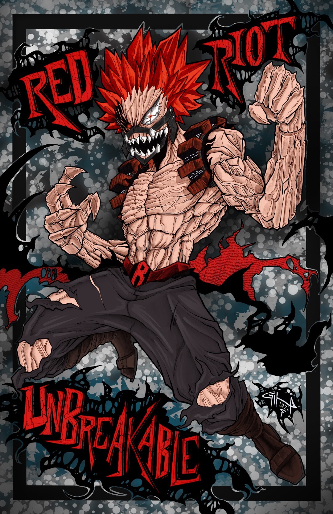 ArtStation - MHA - Red Riot
