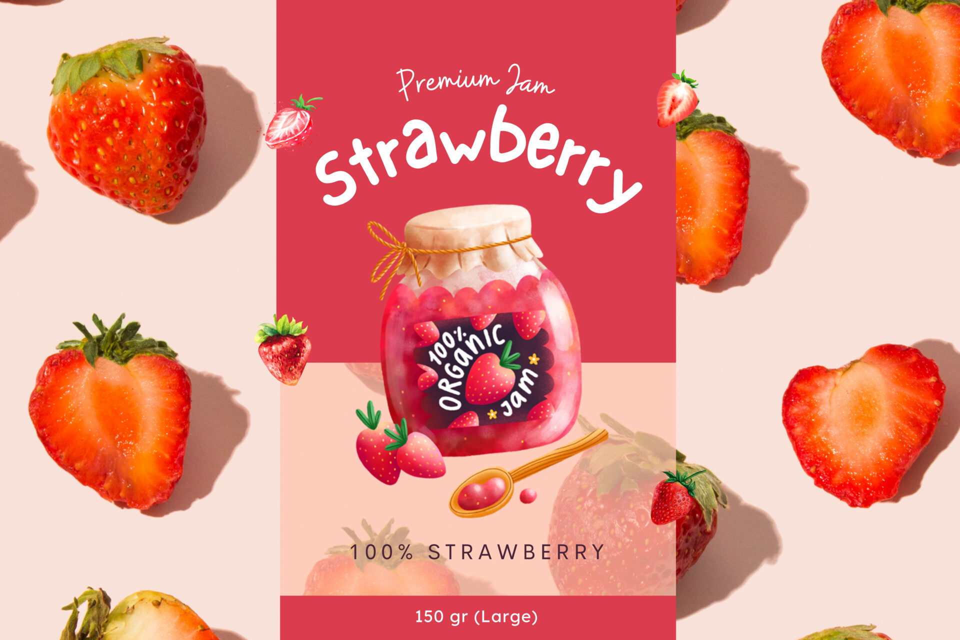 ArtStation - Strawberry Premium Jam