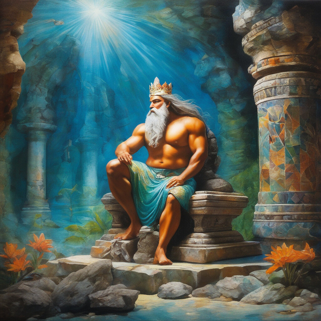 ArtStation - ancient king in a beautiful hidden temple