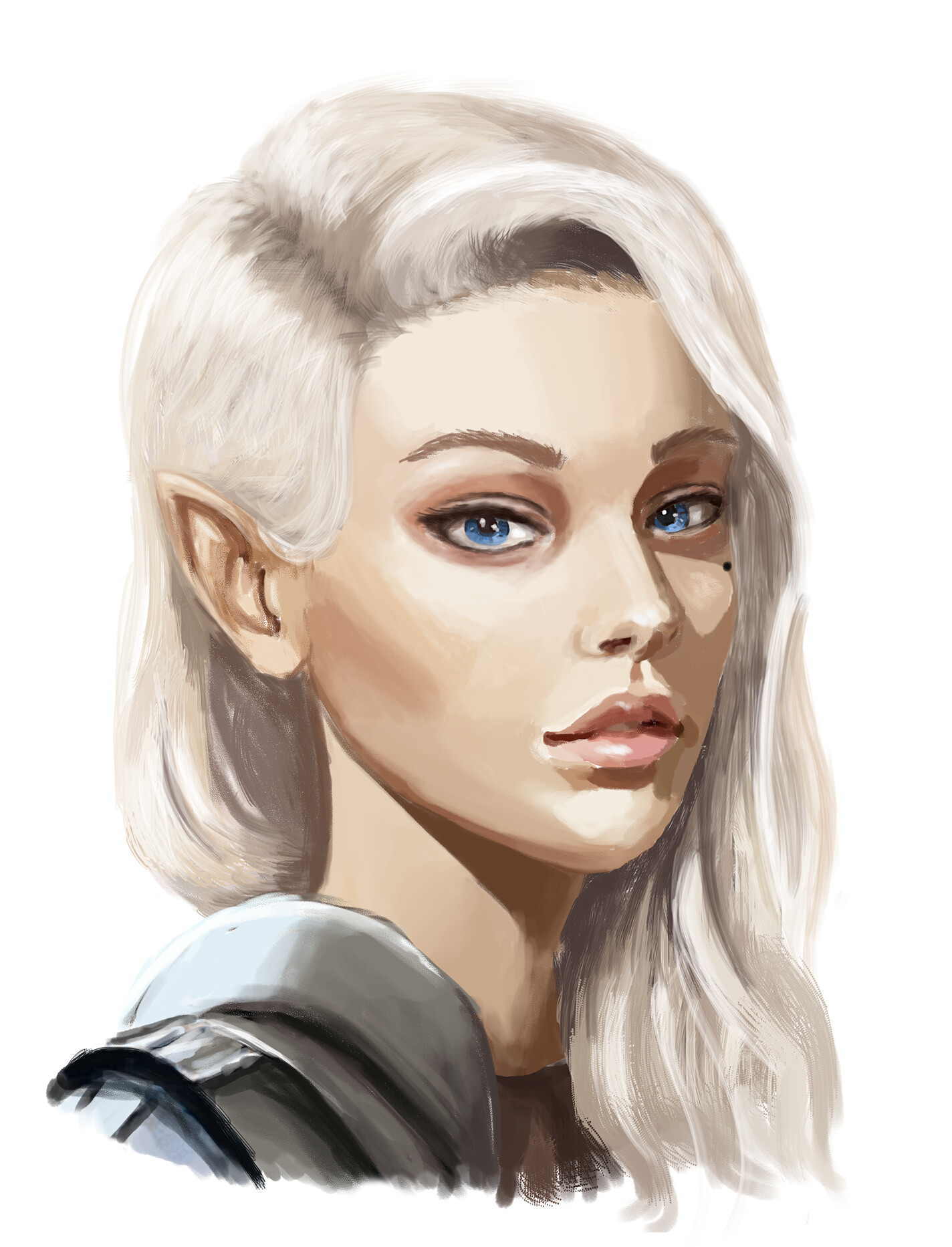 ArtStation - Elf Character Concept Art - Commission