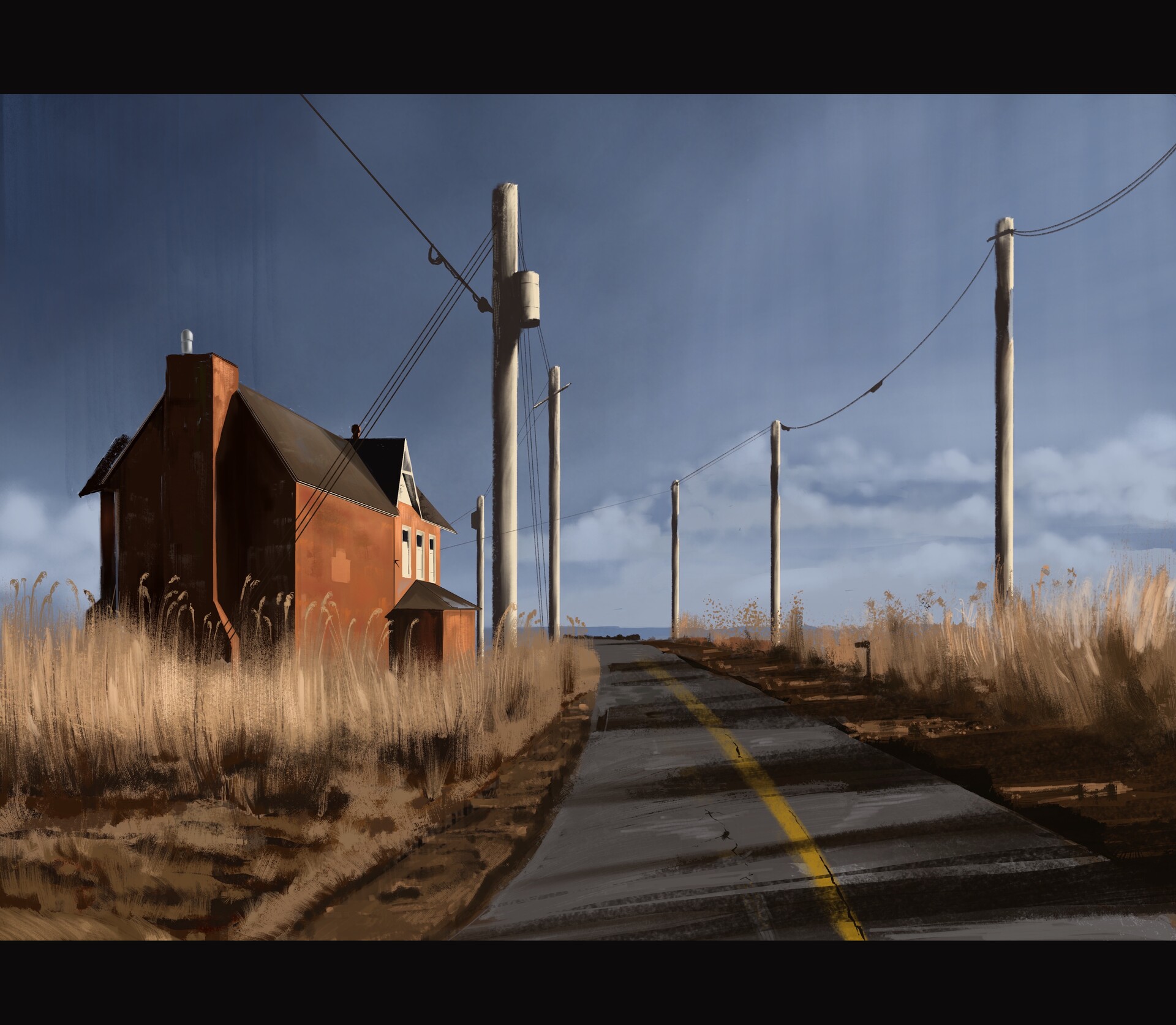 ArtStation - Country roads color study
