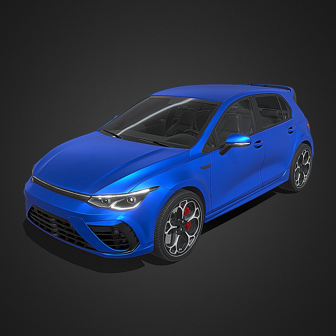 ArtStation - Volkswagen Golf 8 2022