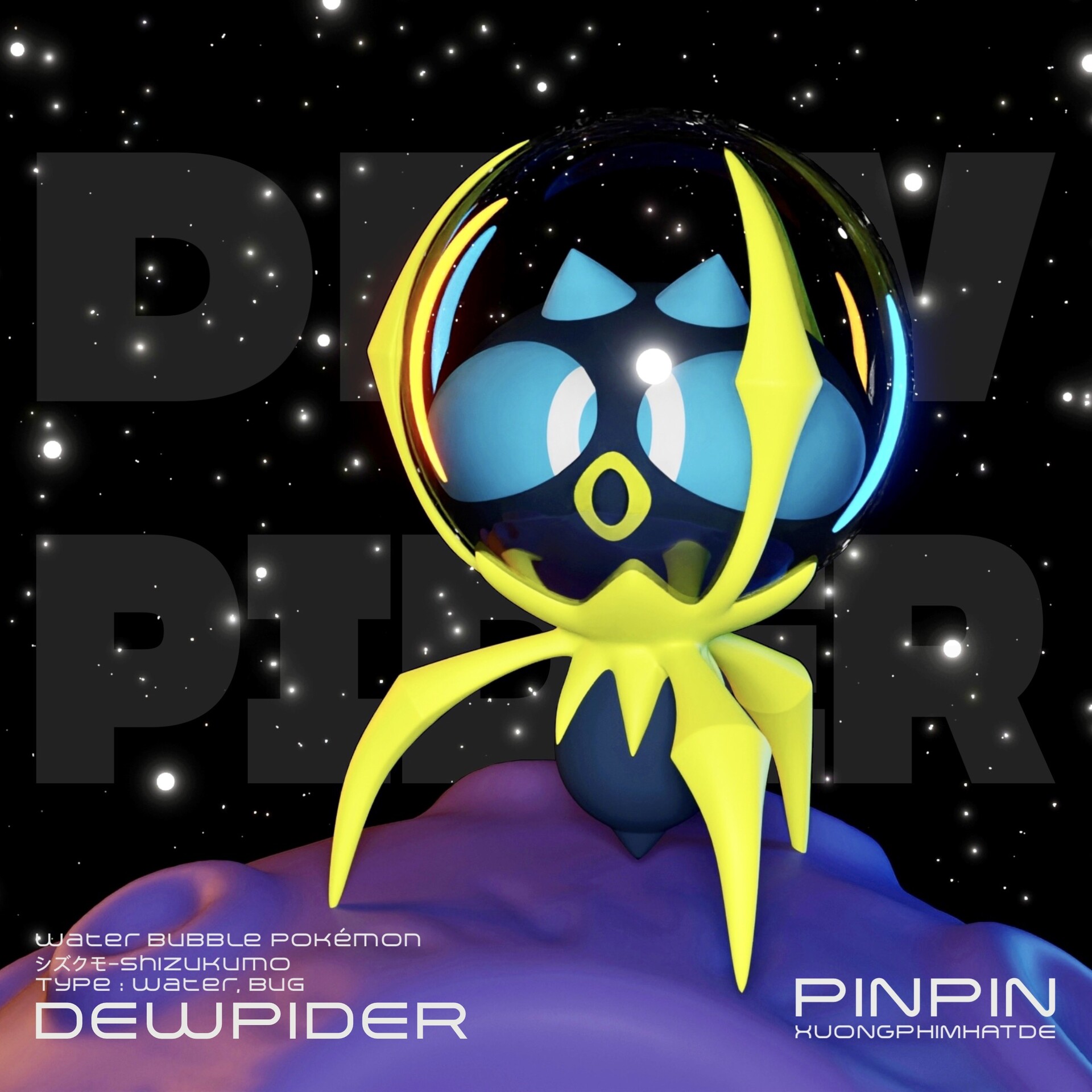 ArtStation - DEWPIDER MODELING IN BLENDER