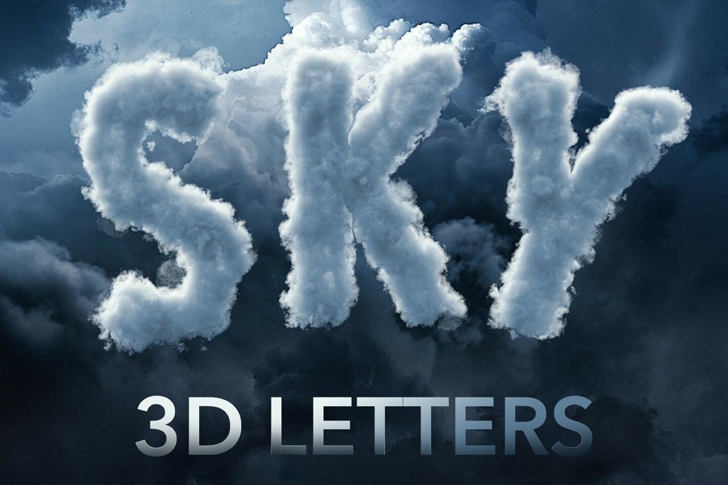 ArtStation - Sky / Cloud Letters
