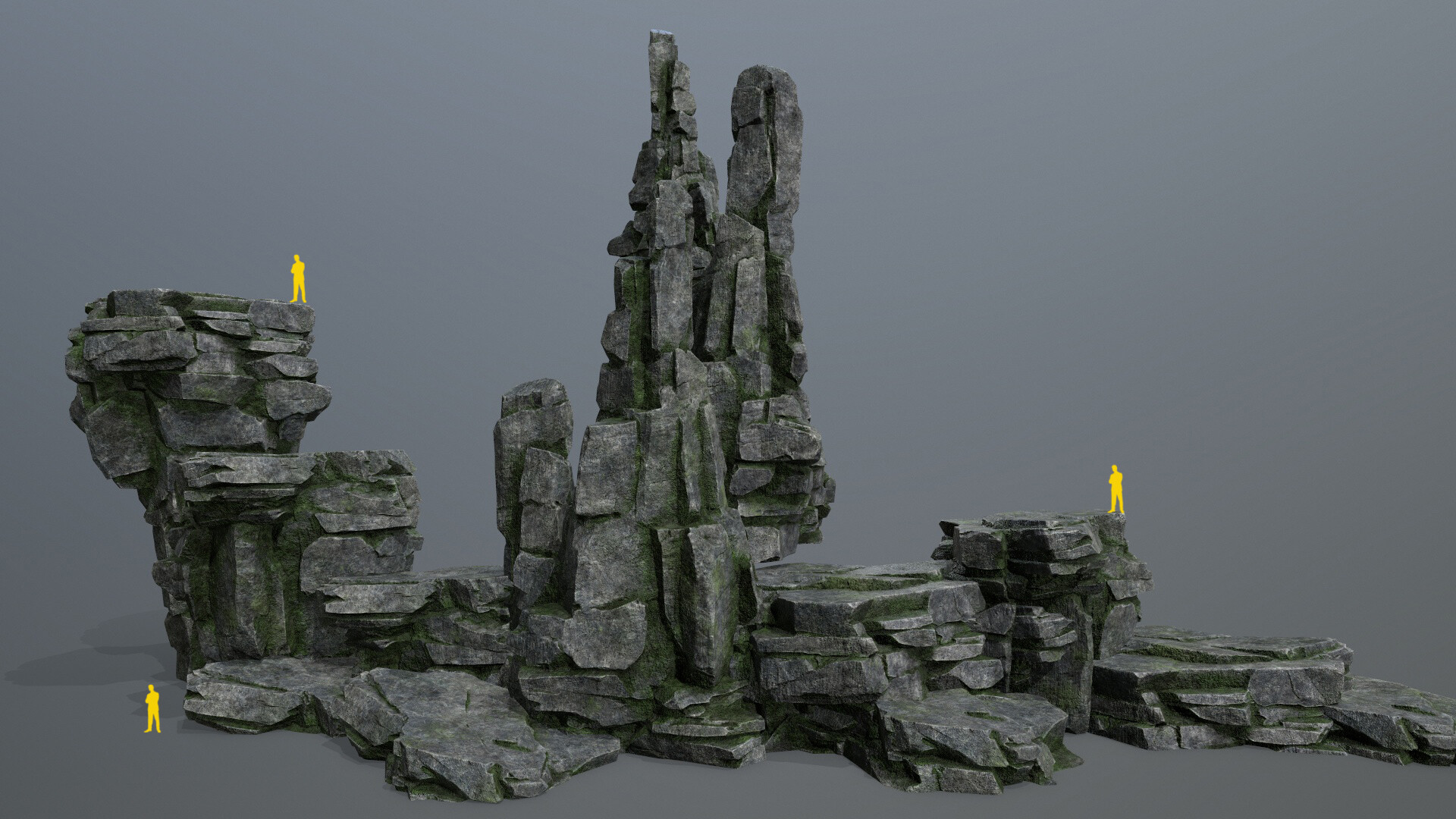 ArtStation - cliff rocks