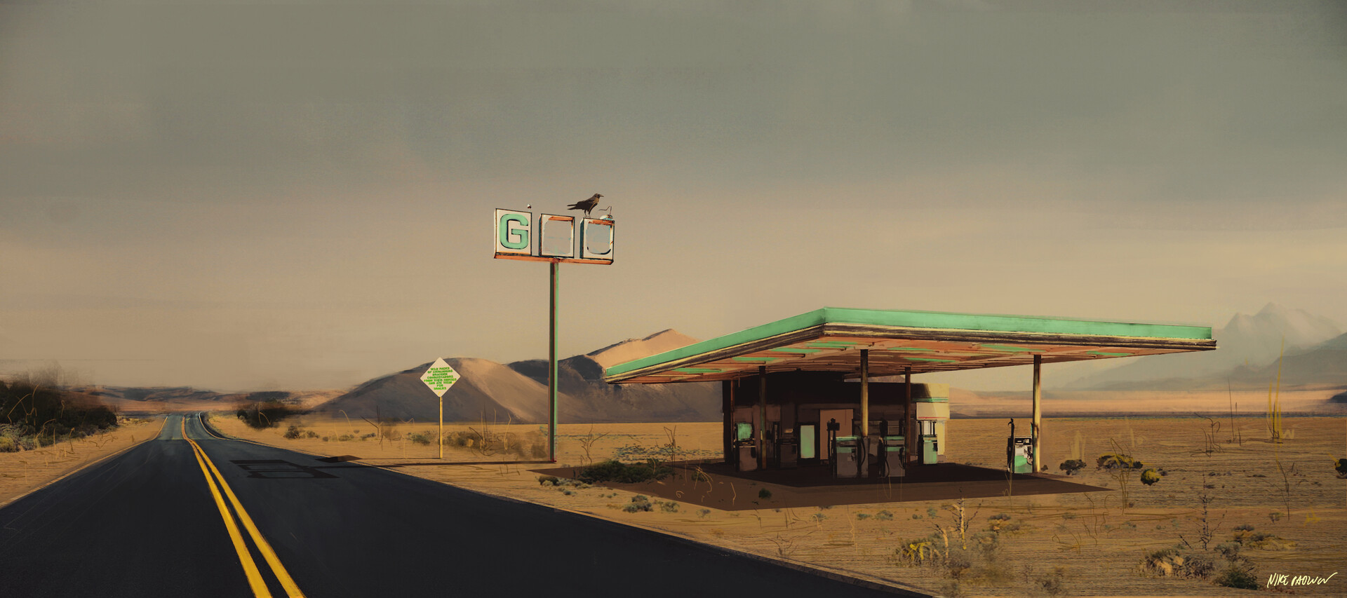ArtStation - Gas Station