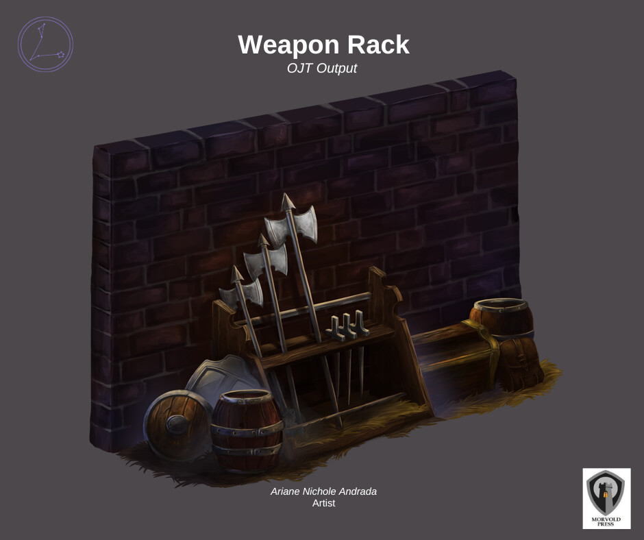 ArtStation - Weapon Rack