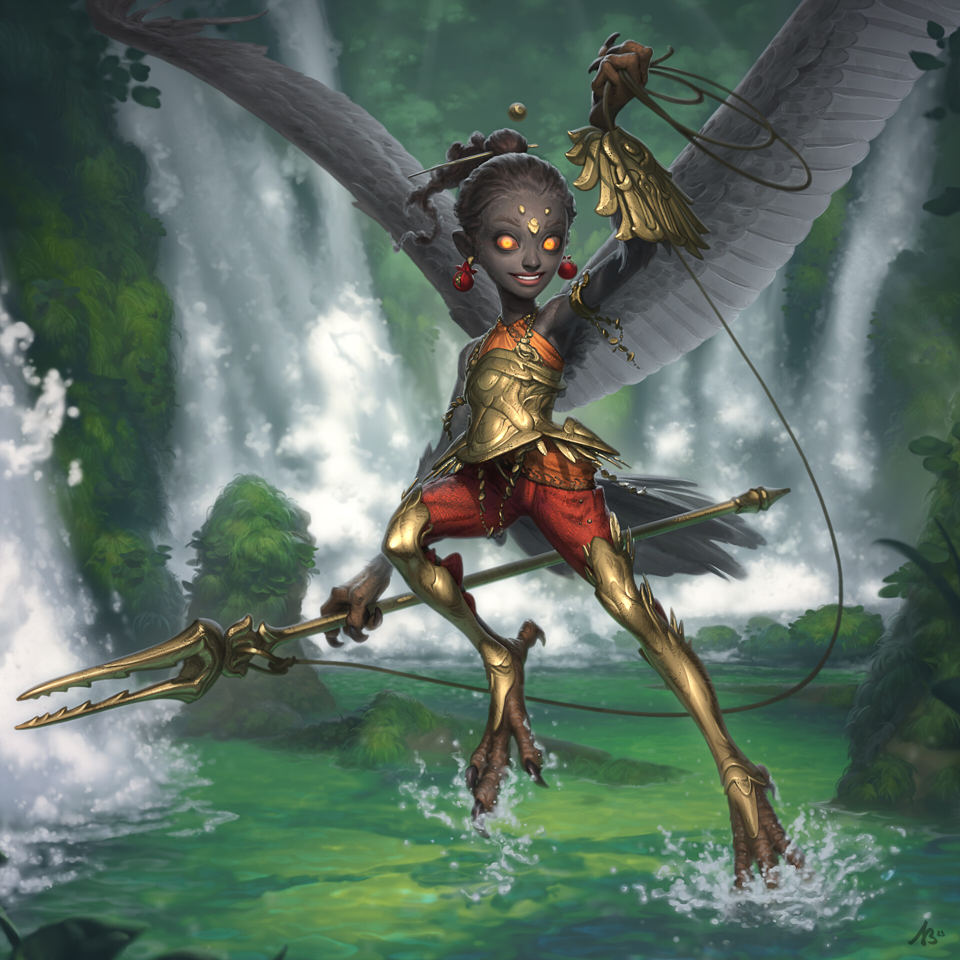 ArtStation - River Harpy
