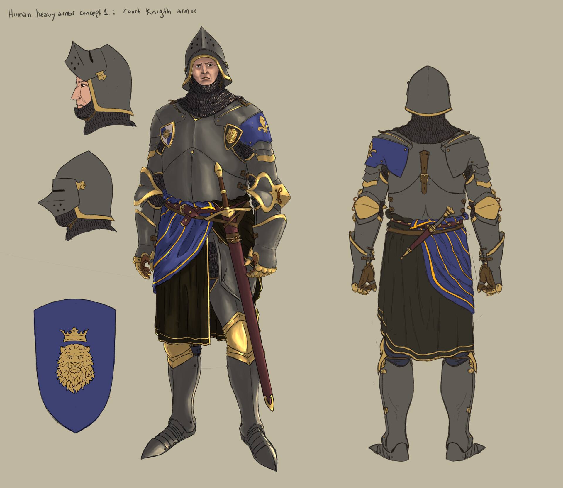 ArtStation - Court knight