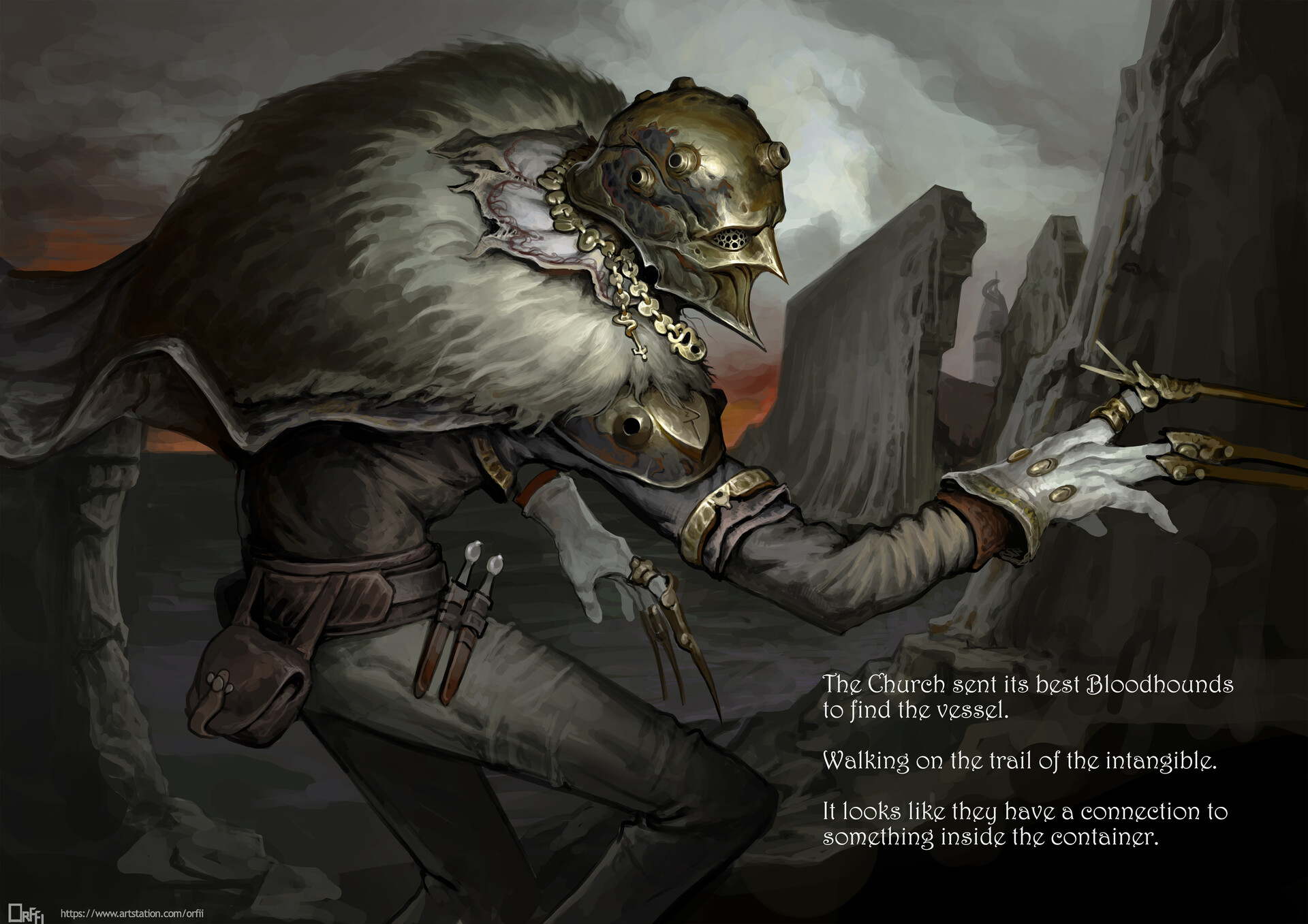 ArtStation - Church Bloodhound for my project