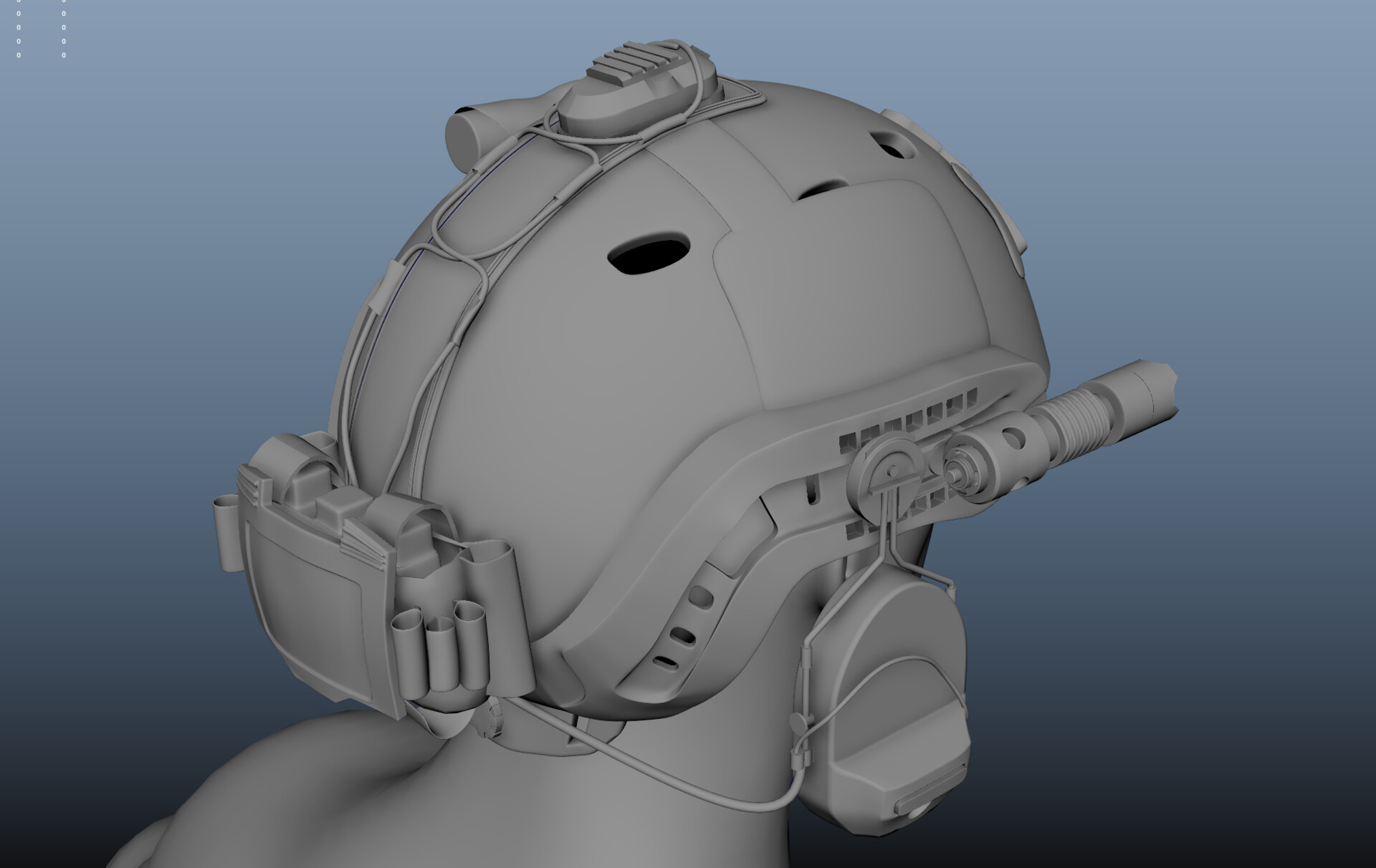 Alessandro De Pascali - Tactical Ballistic Helmet & GPNVG - 18 Night Visor