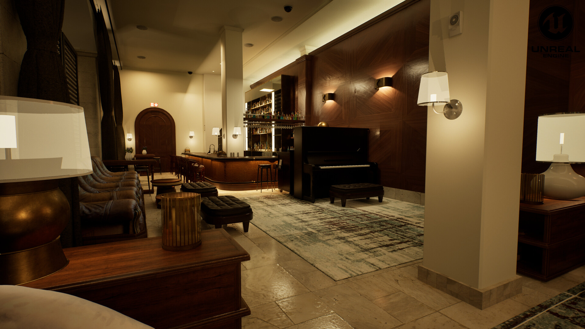 Stefano Catania - Lobby Bar, UE5