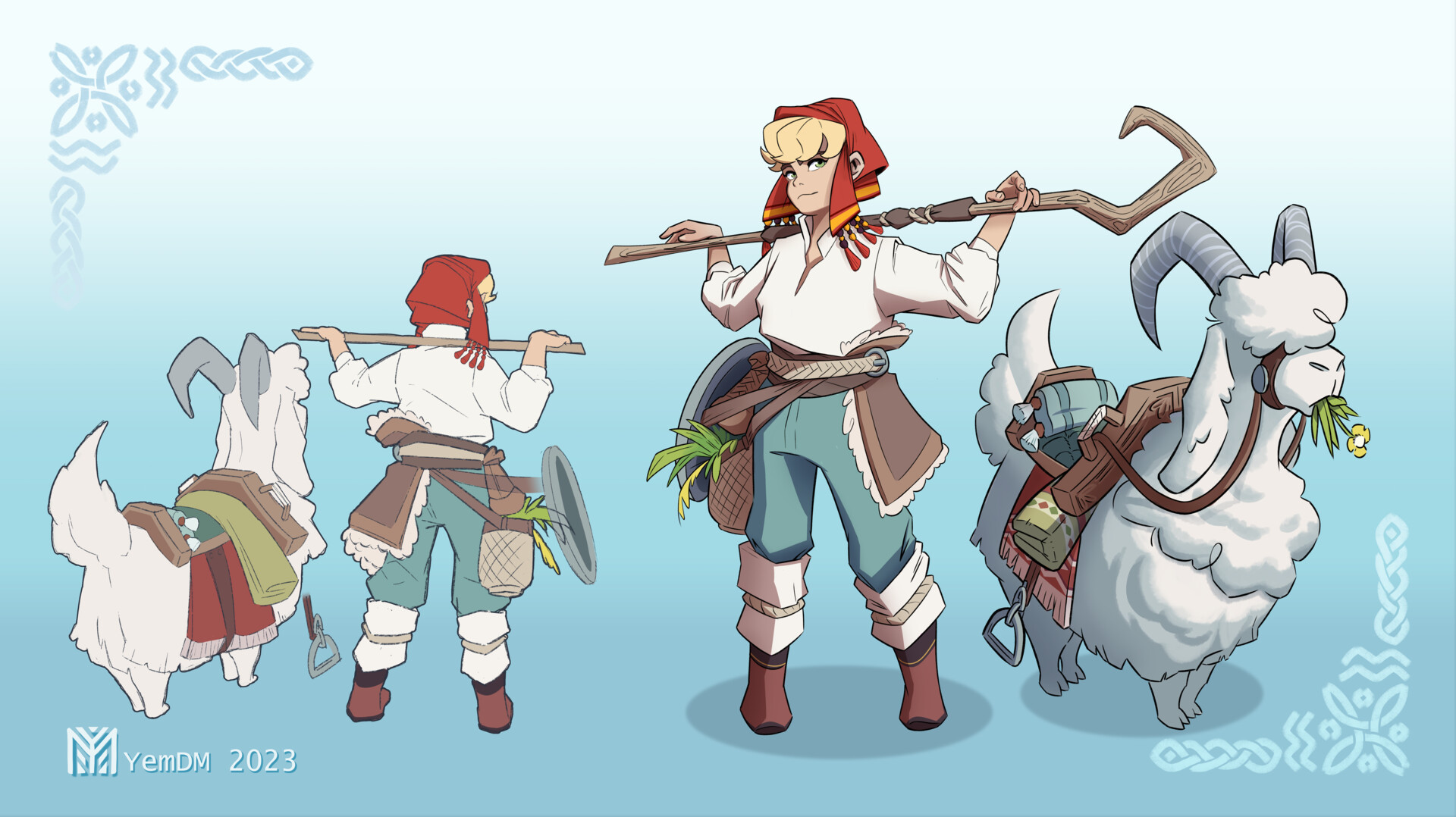 ArtStation - Rook & Pebble, shepherd duo