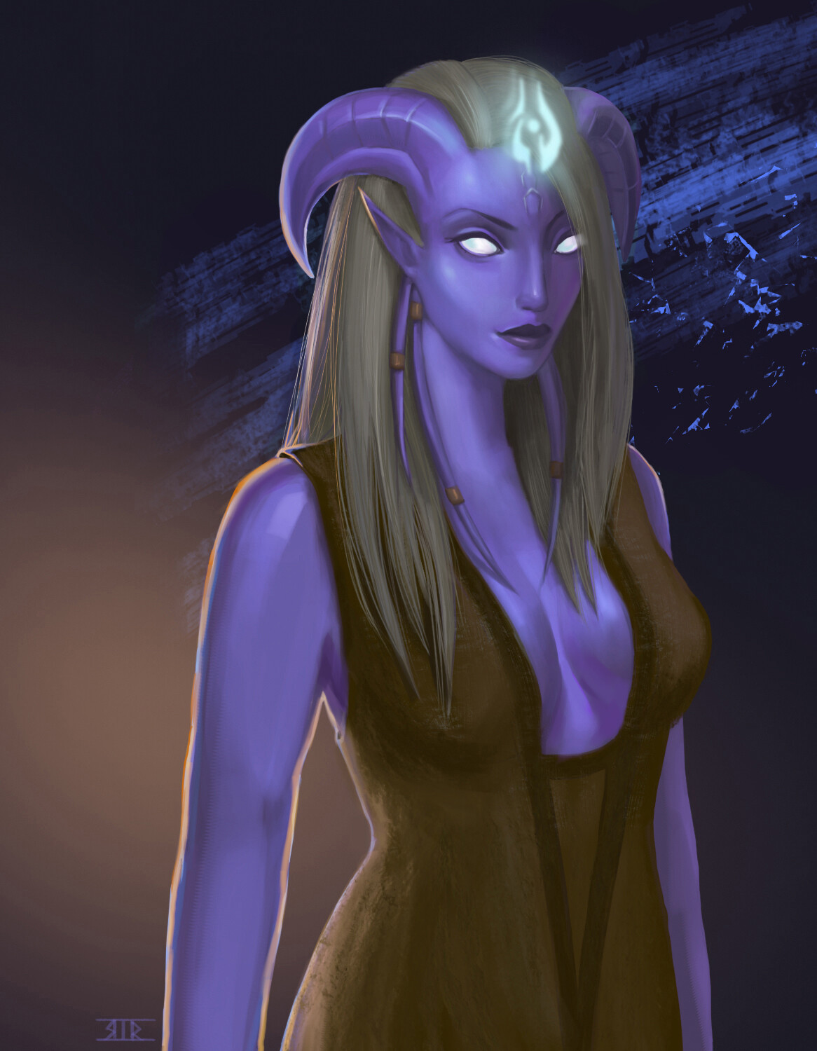 ArtStation - Draenei woman