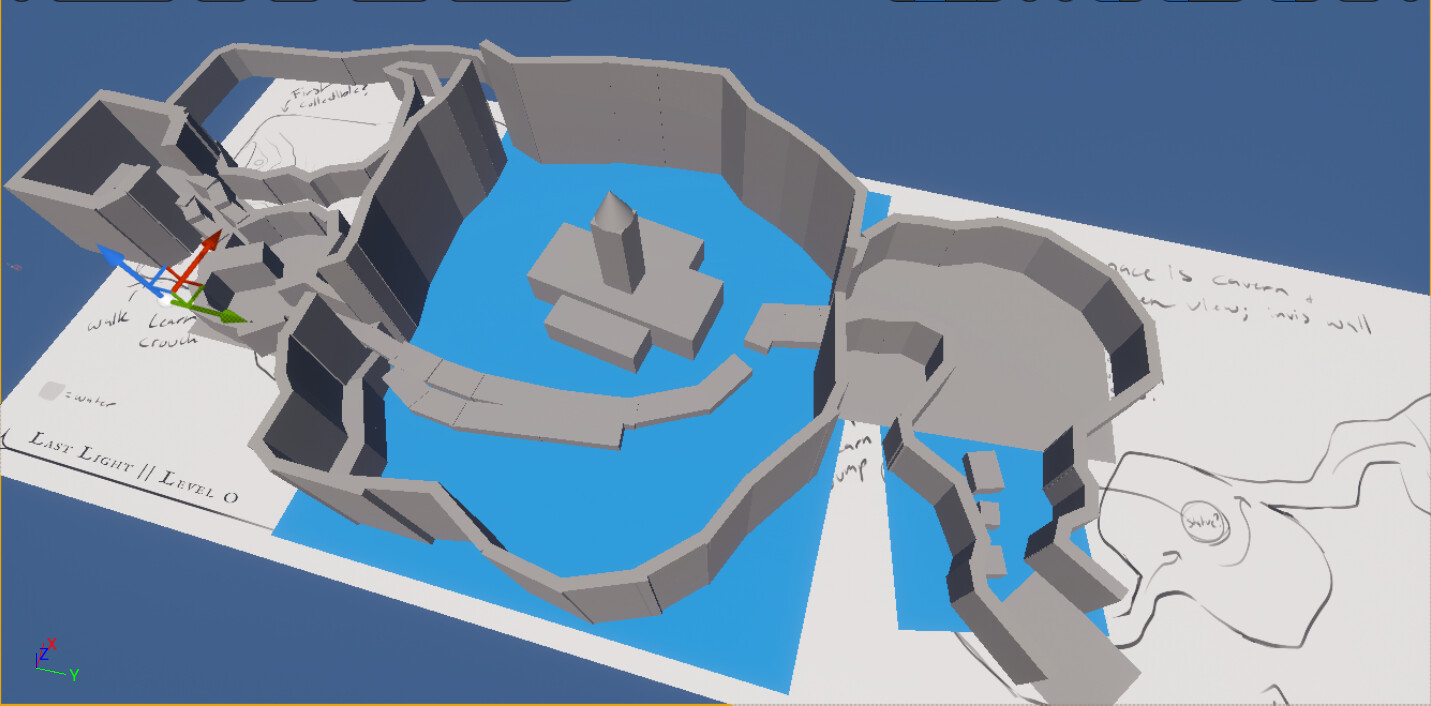 ArtStation - Tutorial Level Map || Last Light WIP