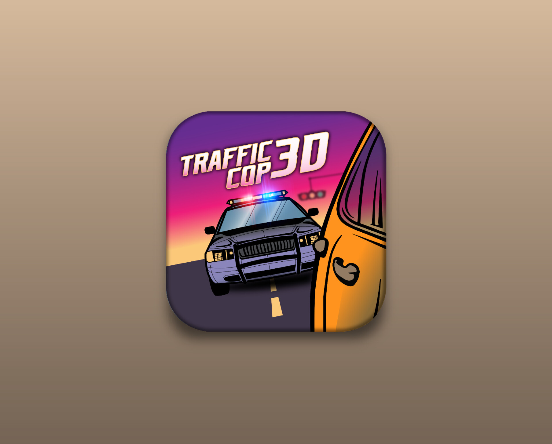 ArtStation - Logo Concepts | Traffic Cop 3D Mobile Game