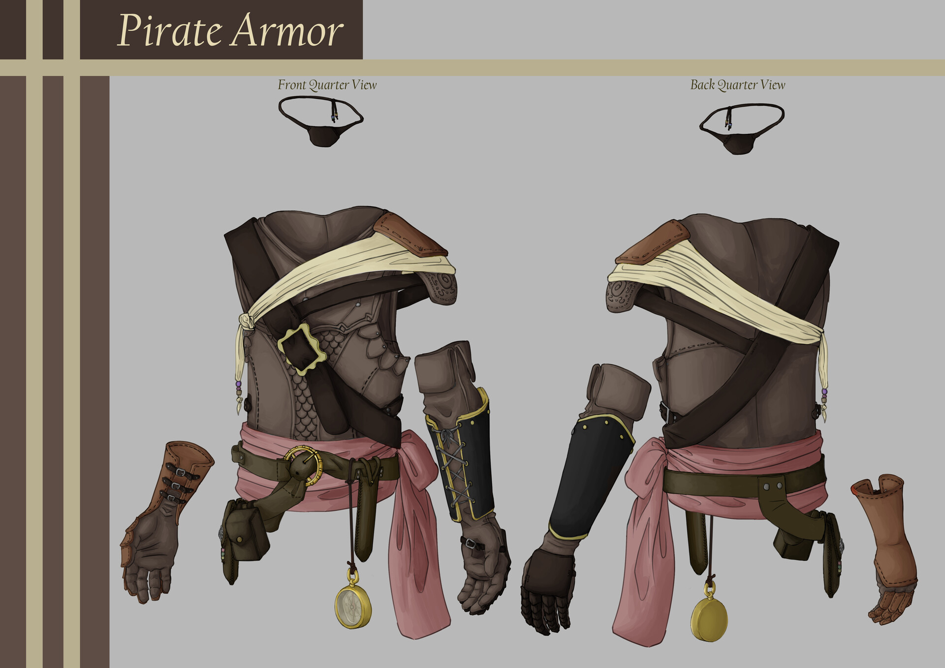 ArtStation - Pirate armor design project