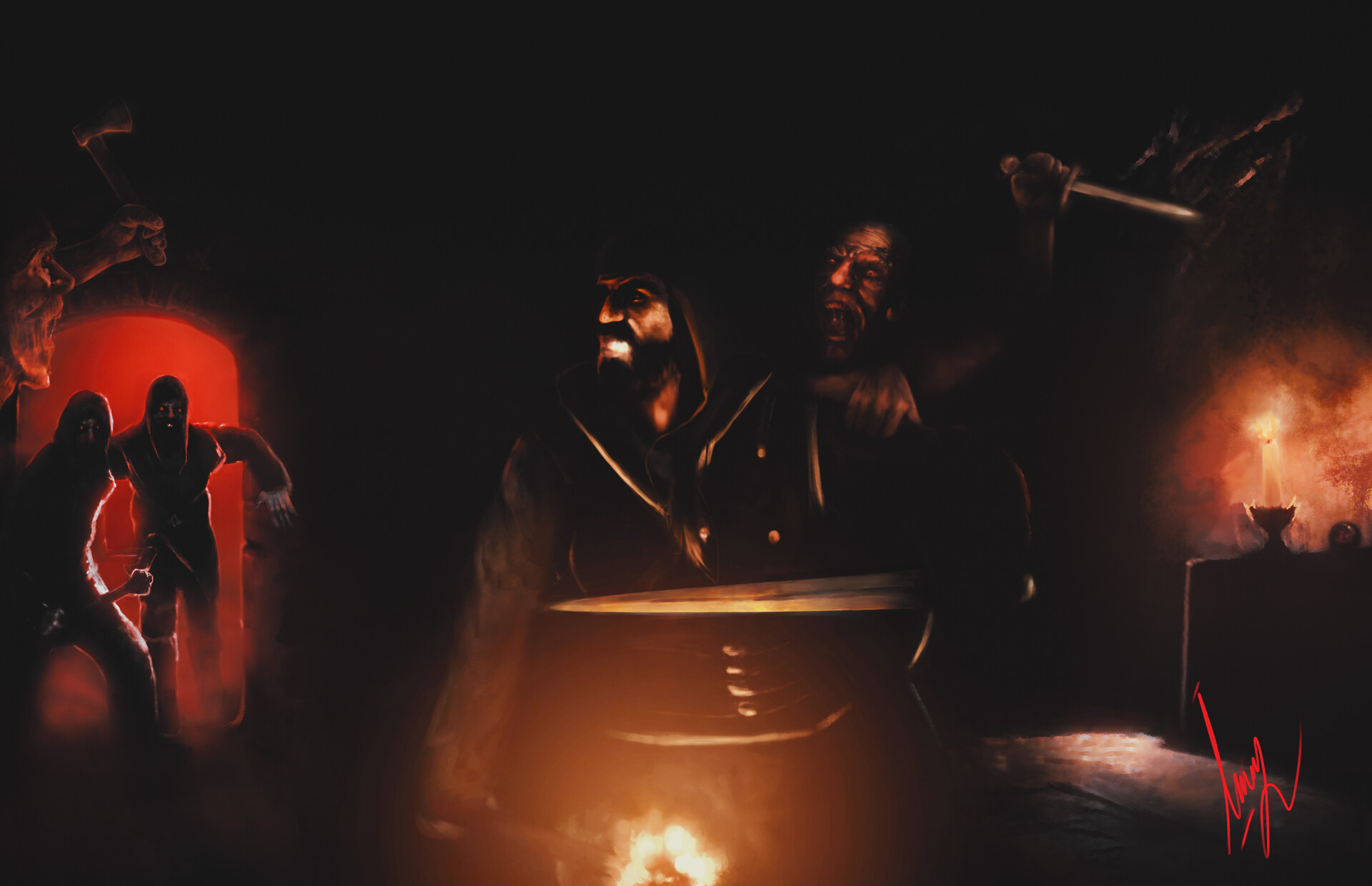 ArtStation - The plague (based on exanima-hellmode)