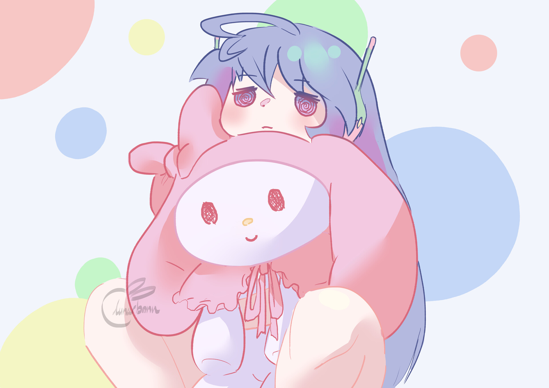 ArtStation - Cyepar OC with My Melody