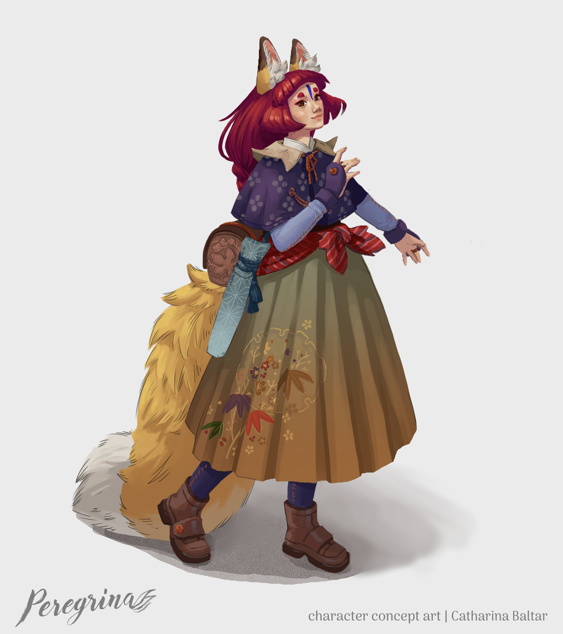 ArtStation - Fox spirit summoner - character concept art