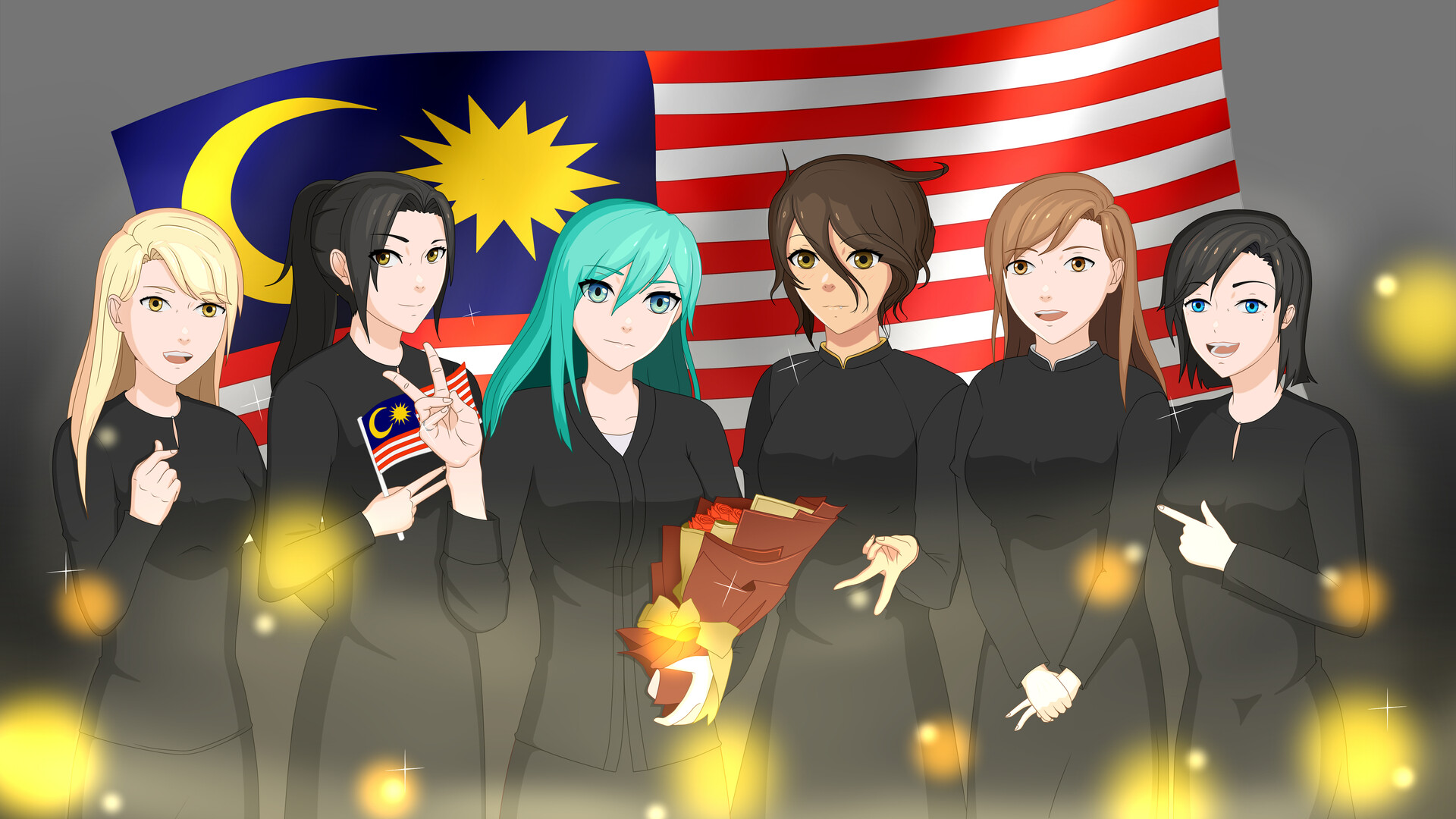 ArtStation - MIKU X MERDEKA 2023 by Lonewolf1012~