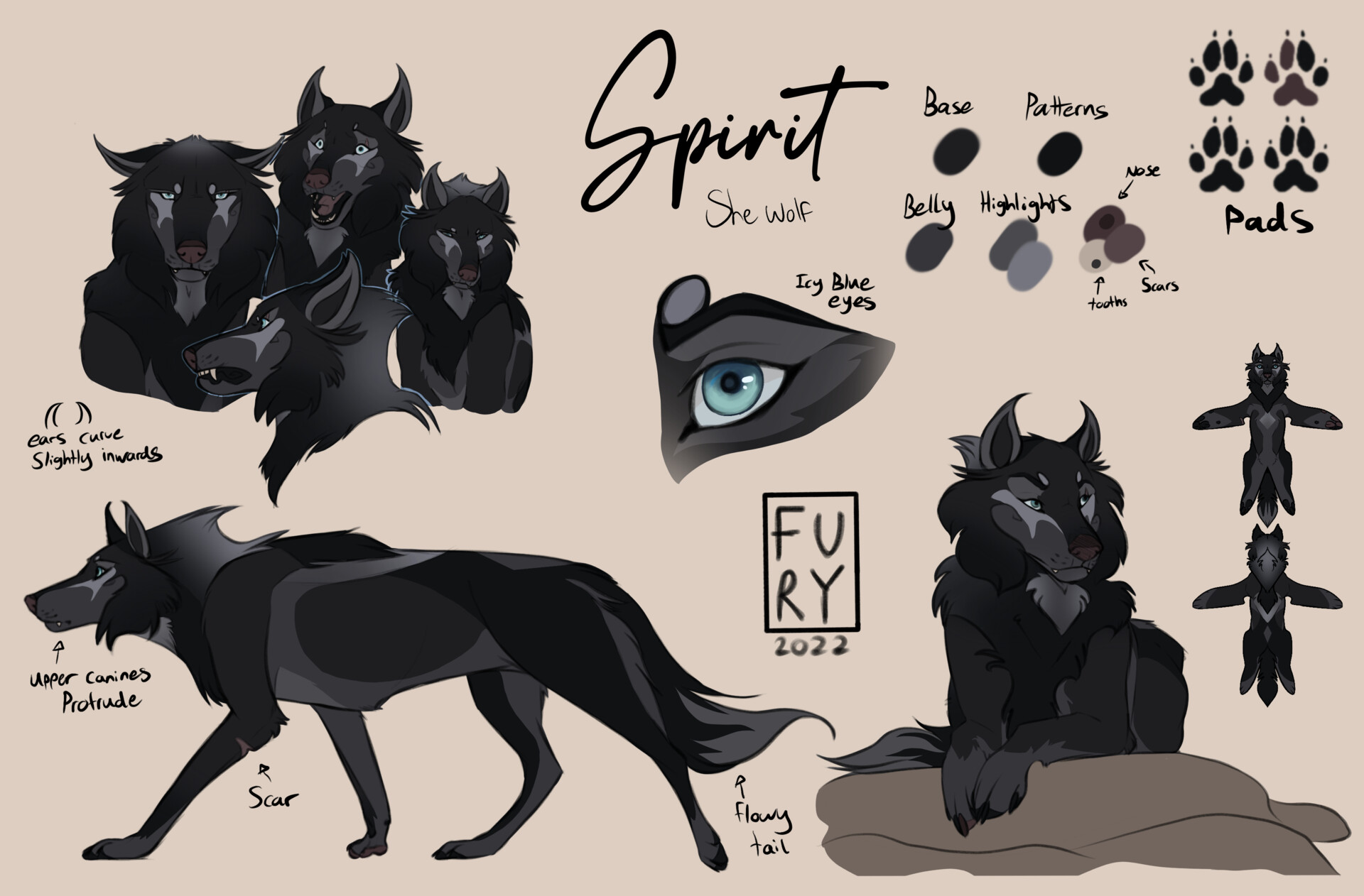 ArtStation - Spirit: Reference Sheet