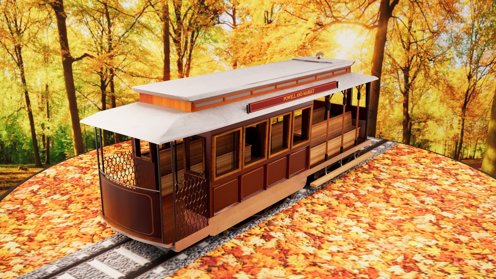 ArtStation - Autumnal Trolley
