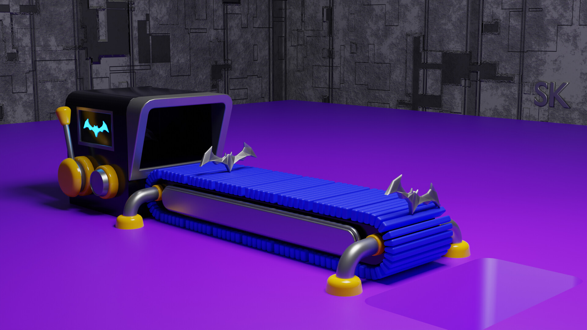 Summer Key - Behold... The Bat Belt! | 3D Art