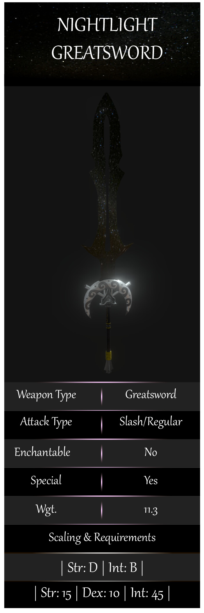 ArtStation - Nightlight Greatsword
