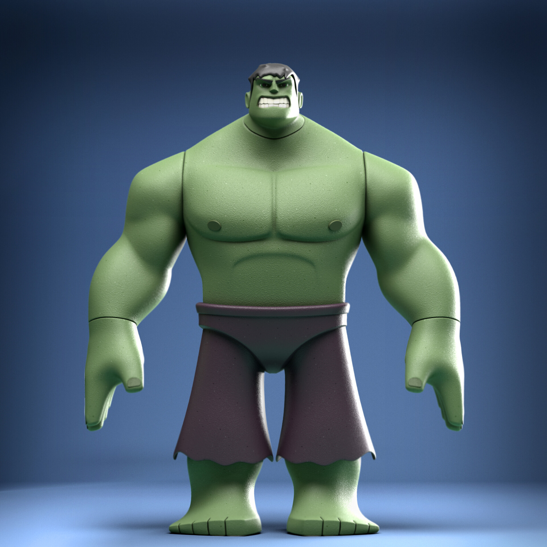 ArtStation - The little Hulk