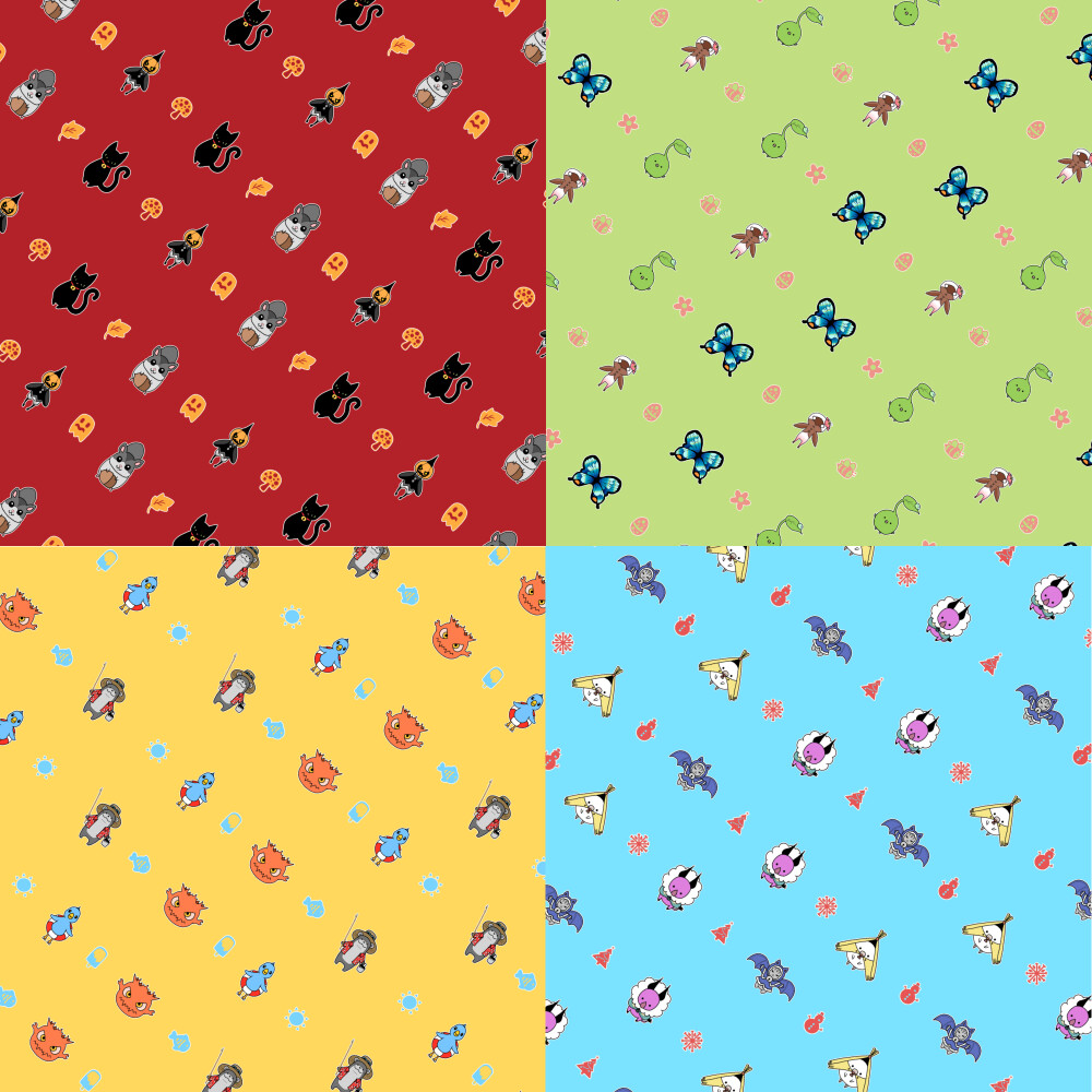 ArtStation - FFXIV Seasonal Minion Patterns