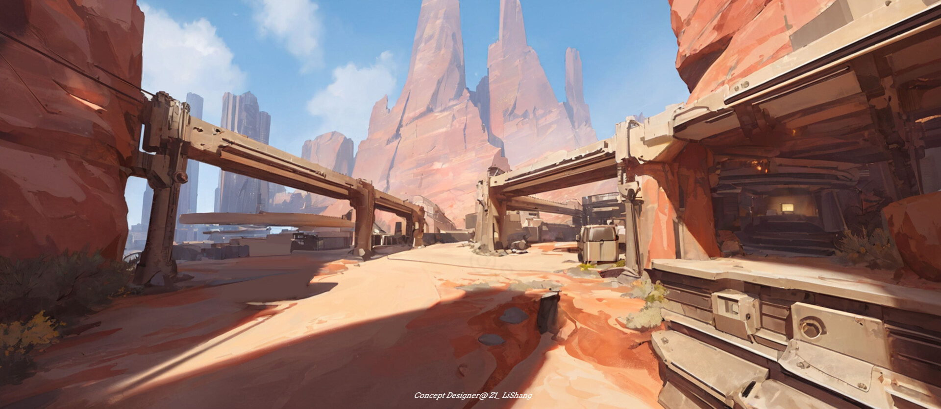 ArtStation - desert_theme_level