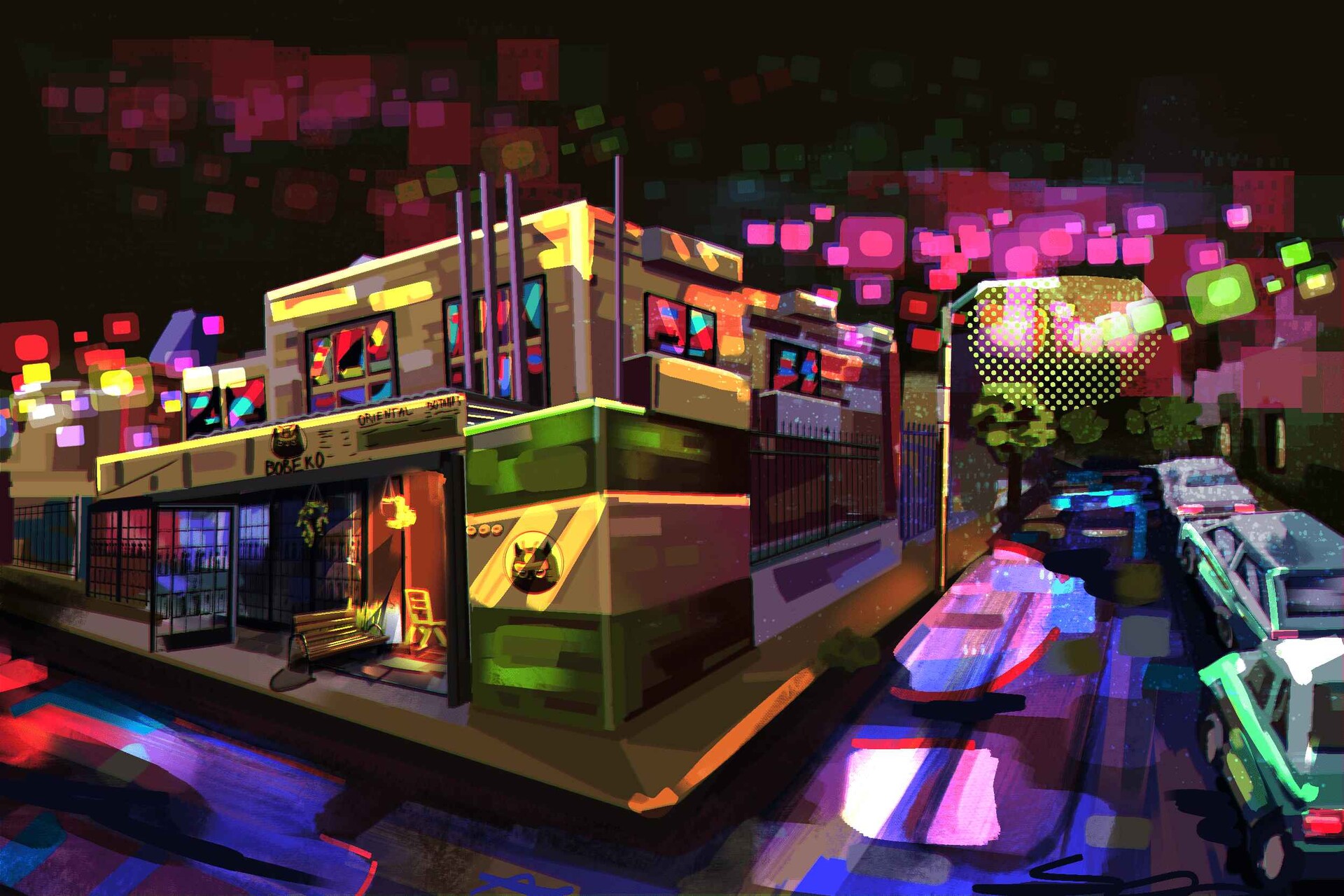 ArtStation - Spiderman Into the spiderverse Concept art study