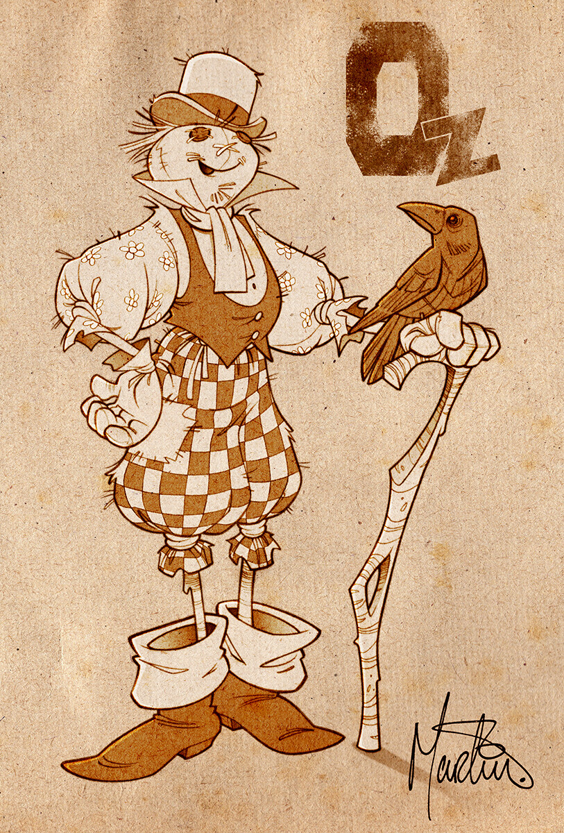 ArtStation - OZ - Scarecrow 01