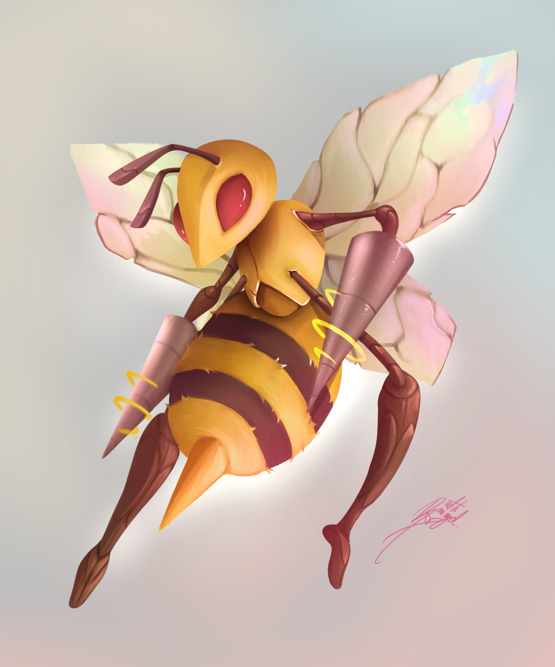 ArtStation - Beedrill from Pokemon