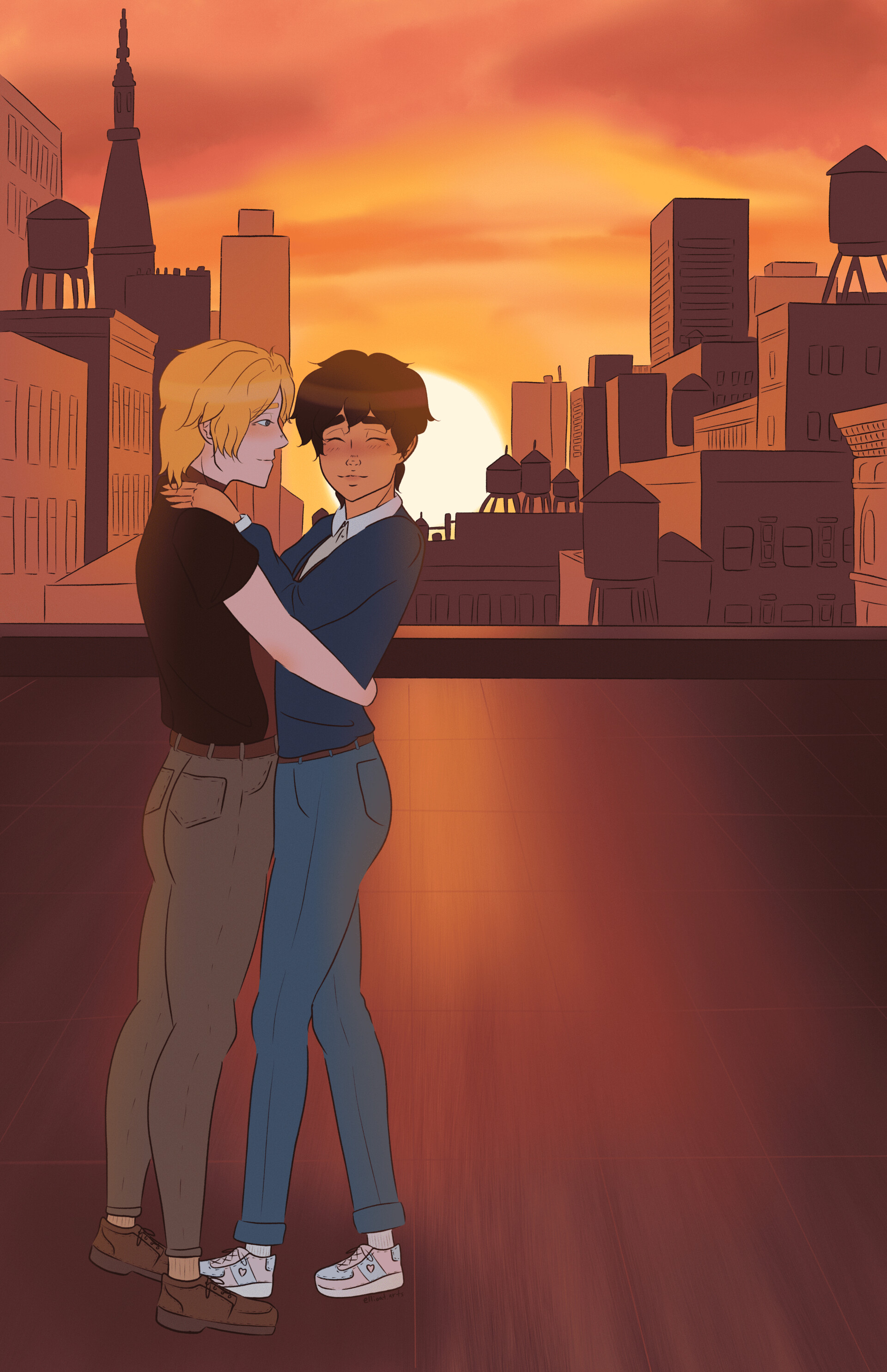 ArtStation - Rooftop Dance