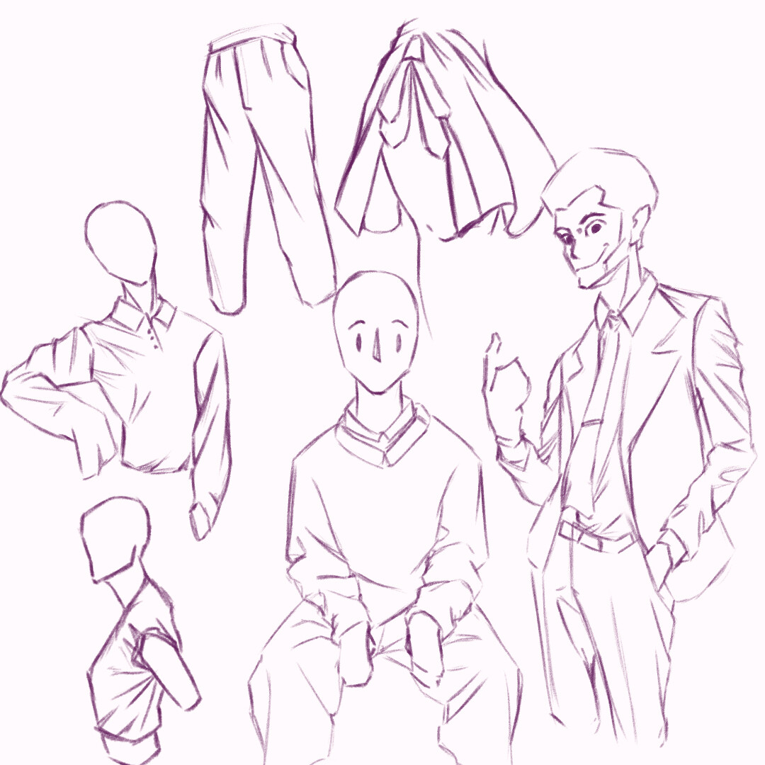 ArtStation - Studying clothes