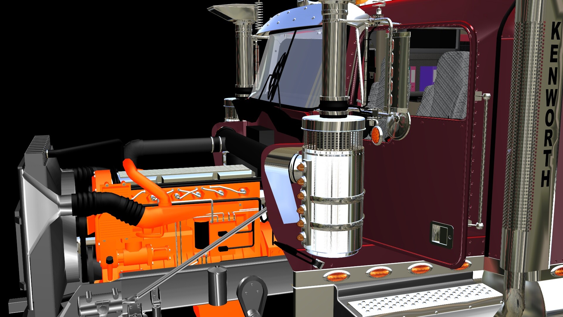 Don Deloro - ATS Kenworth W900 Long Sleeper Model Exposition