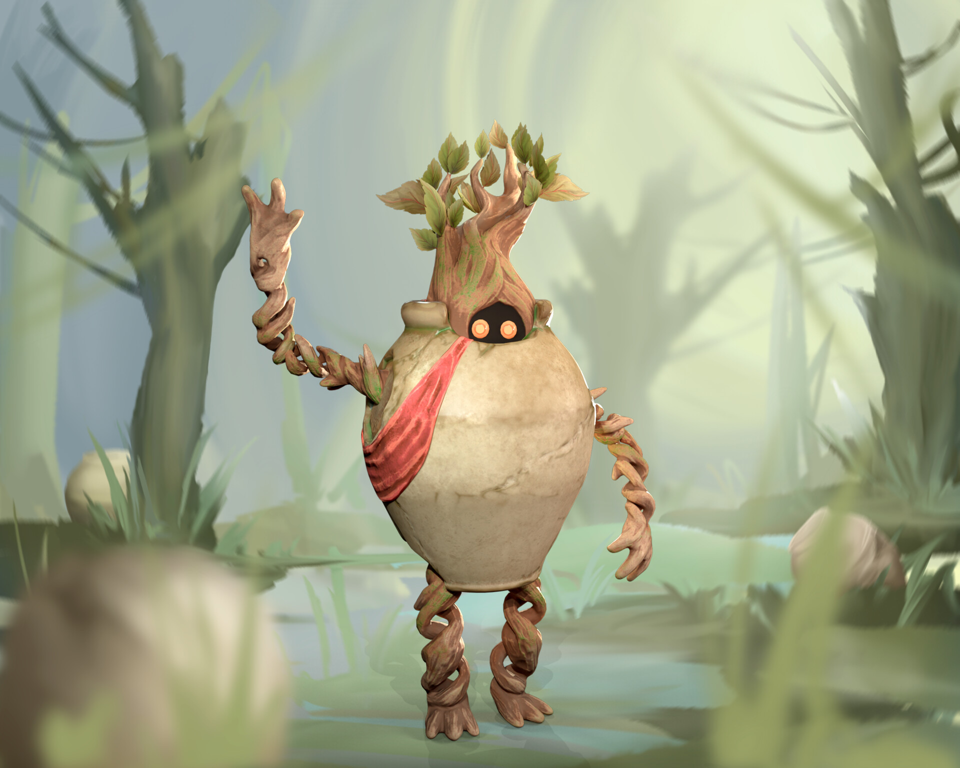 ArtStation - Potty-Mimic, Original Character